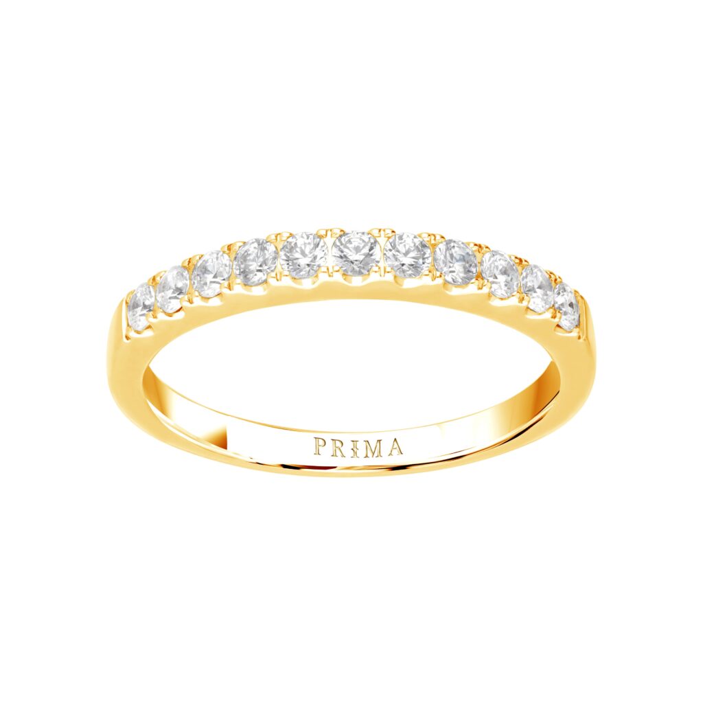 Nhẫn Vàng 18K PRIMA GOLD - BST Stack Rings - Màu Gold - 105R2746 - Prima